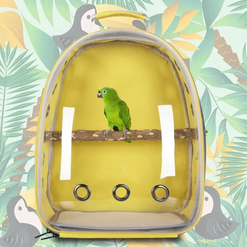 Adjustable-Bird-Carrier-Backpack-Travel-Parrot-Bag-Cage-Portable ...