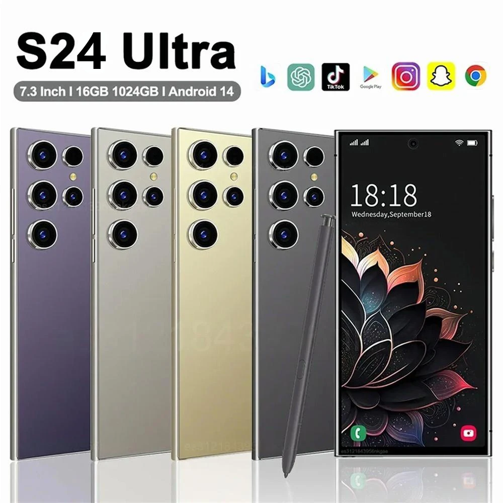 Novo-s24-ultra-smartphone-5g-7-3hd-telefone-celular-snapdragon-8-gen-3 ...