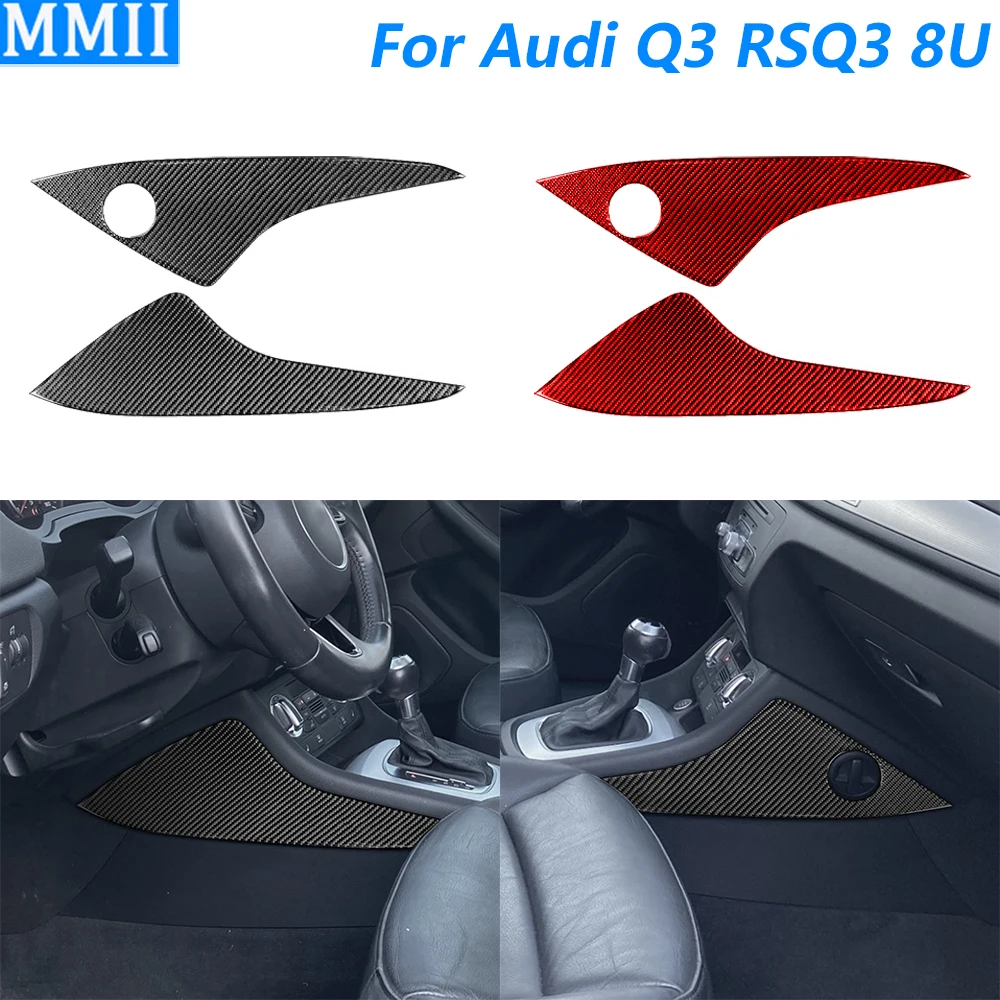 For Audi Q3 RSQ3 8U 2015-2018 Carbon Fiber Central Control Gear Shift ...