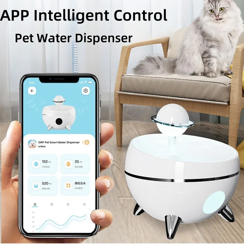Pet-Smart-Drinking-Fountain-APP-remote-control-cat-fountain-New-design ...