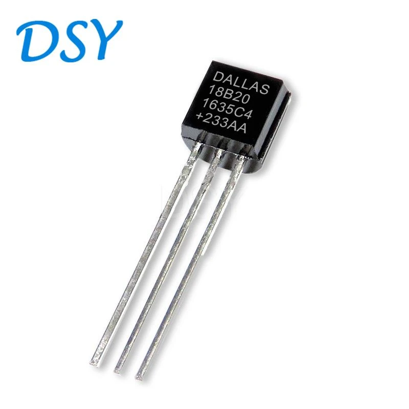 20PCS Sensor Electronic Chips DS18B20 TO 92 18B20 Temperature Sensor IC ...