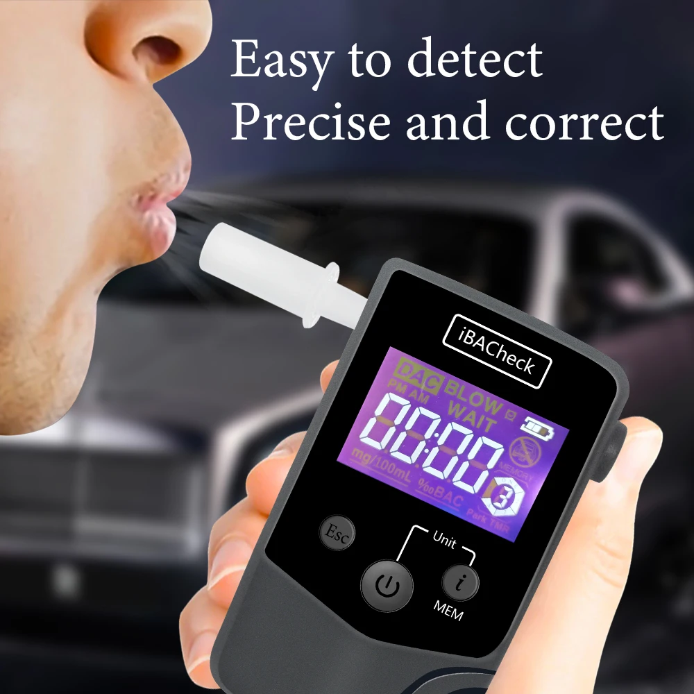 New-Breath-Alcohol-Tester-Professional-With-LCD-Screen-High-Accuracy ...