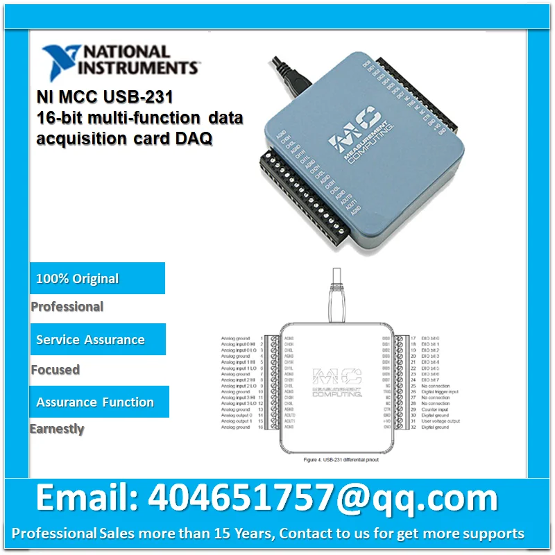 NI MCC USB 231 16 bit multi function data acquisition card DAQ| | - AliExpress