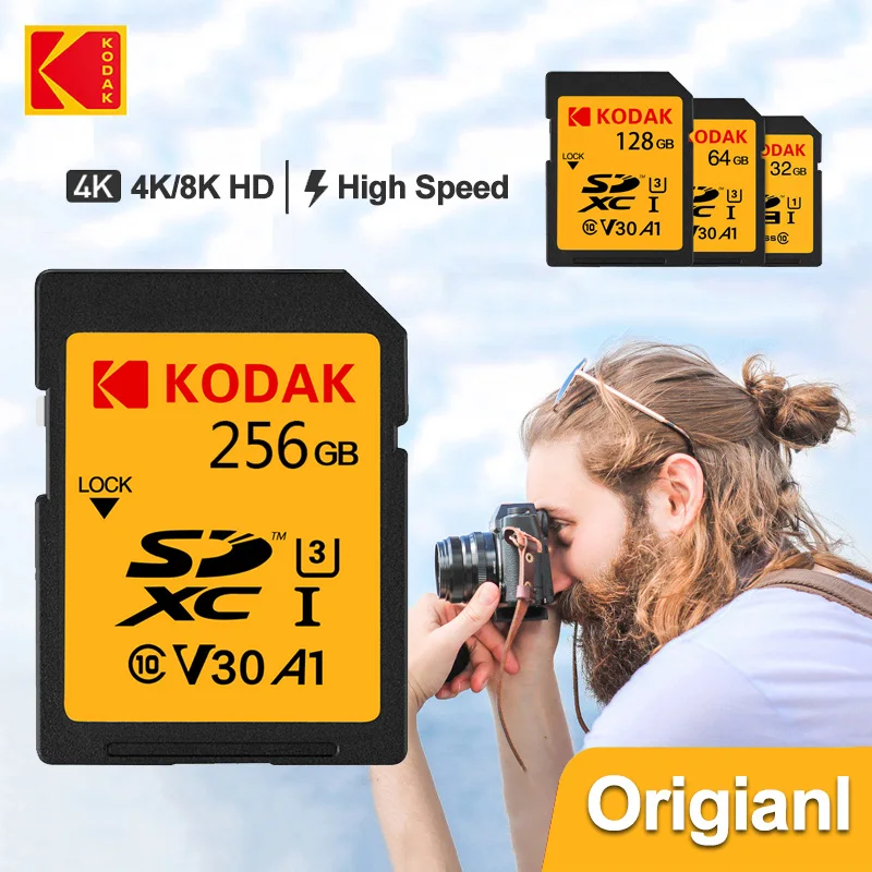 Cart-o-de-mem-ria-Kodak-micro-sd-32gb-alta-velocidade-4k-sdxc-sdhc-10 ...