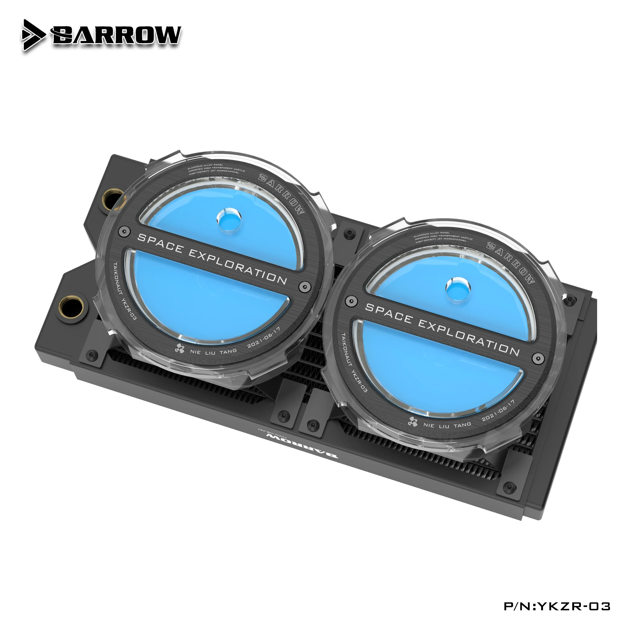 라디에이터 위치의 Barrow Circular reservoirs Taikonaut 기념 에디션 YKZR 03 ...