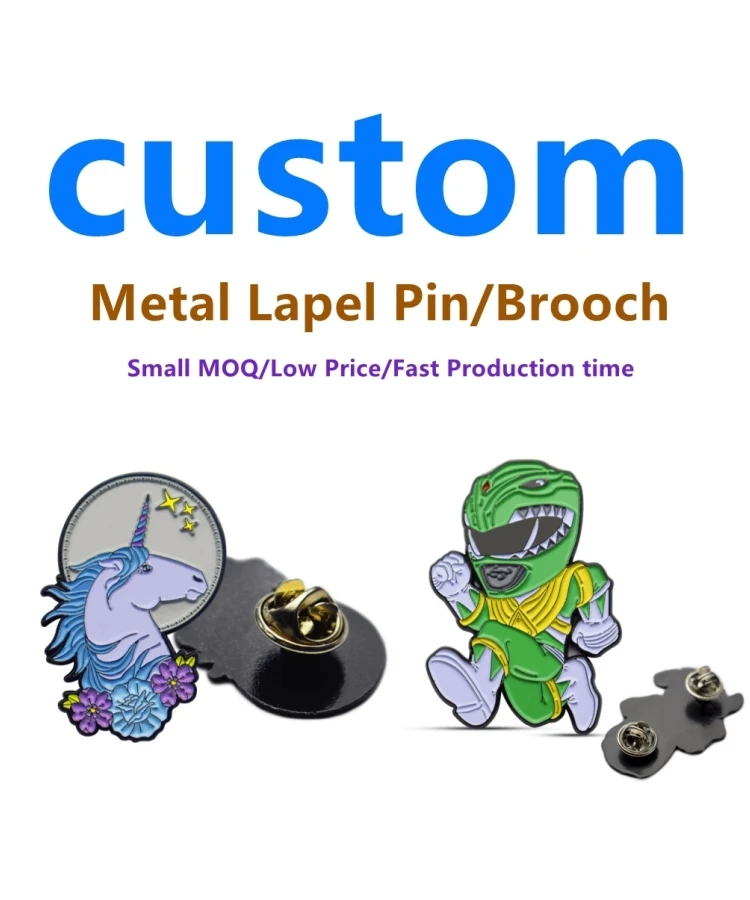 Design Pins Custom Enamel Pin Soft Enamel Pin Cartoon With Glitter ...