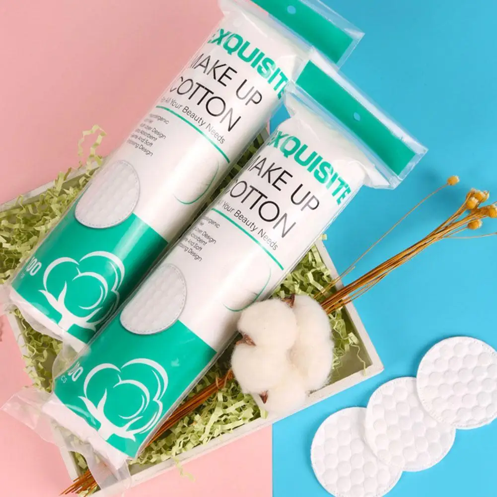 100Pcs-pack-Make-Up-Cosmetic-Cotton-Pads-Wipe-Pads-Nail-Art-Cleaning ...