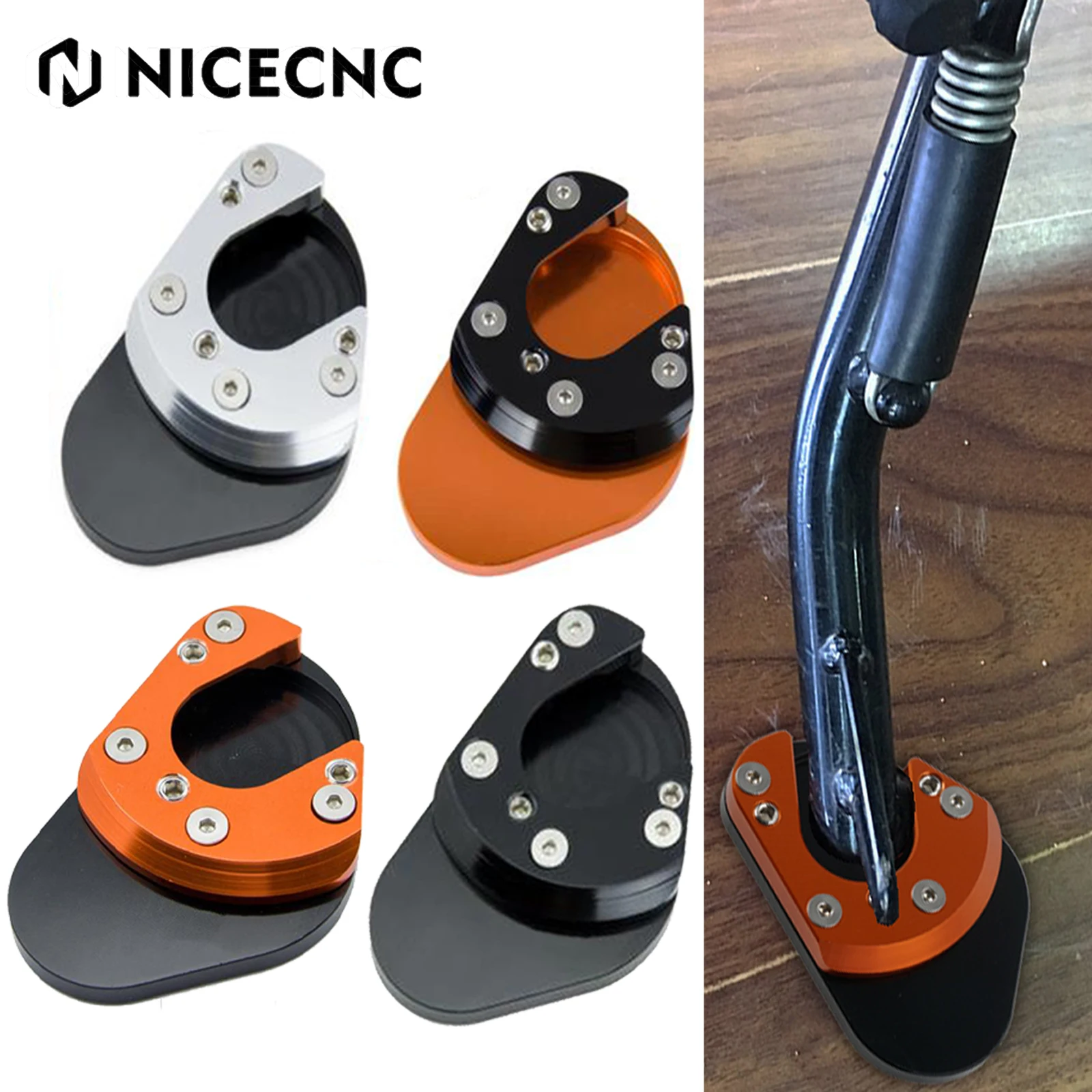 Sidestand Kickstand Foot Pad Extension For KTM 990 Adventure 2006-2014 ...