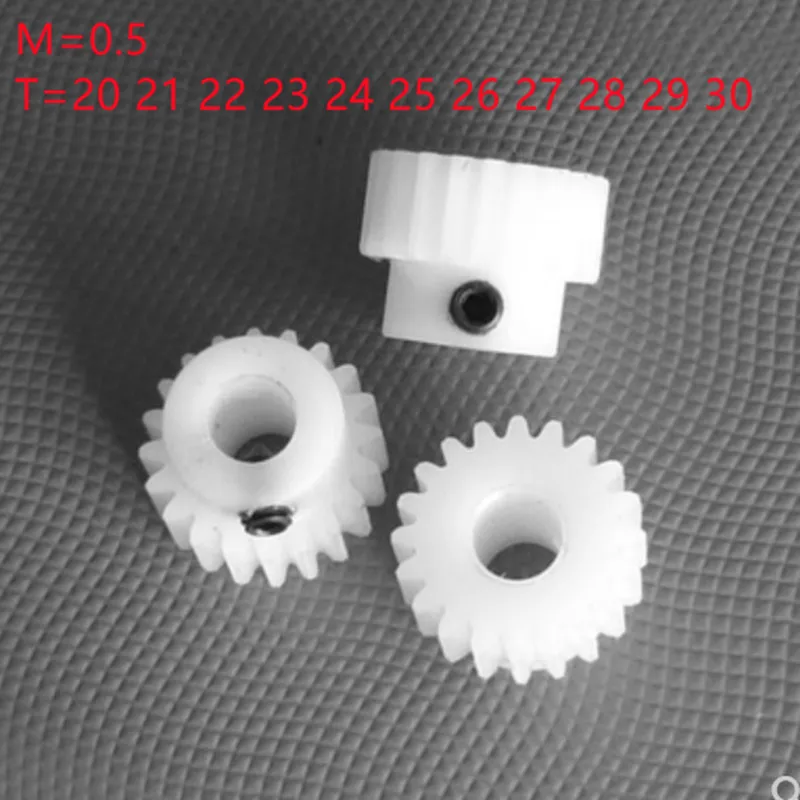 2pcs-POM-Nylon-Spur-Gear-0-5M-20T-21T-22T-23T-24T-25T-26T-27T-28T.jpg