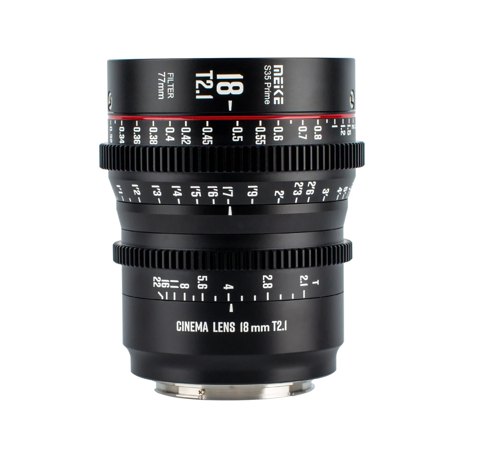 Meike Prime 18mm T2.1 Cine Lens for Super 35 Frame Cinema Camera System ...