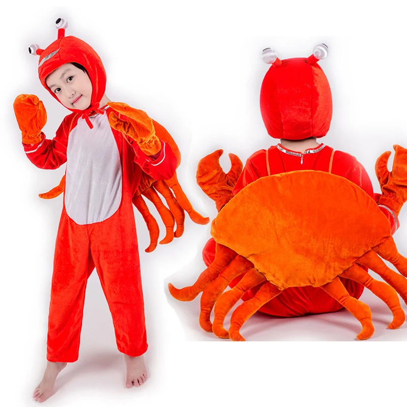 Halloween-Kids-Animal-Performance-Costume-Crab-Dolphin-Shrimp-Pengium ...