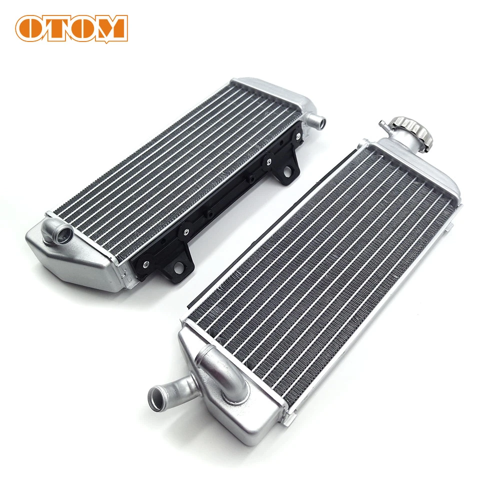 OTOM Motorcycle Radiator Cooler Cooling Water Tank Pit Dirt Bike ...