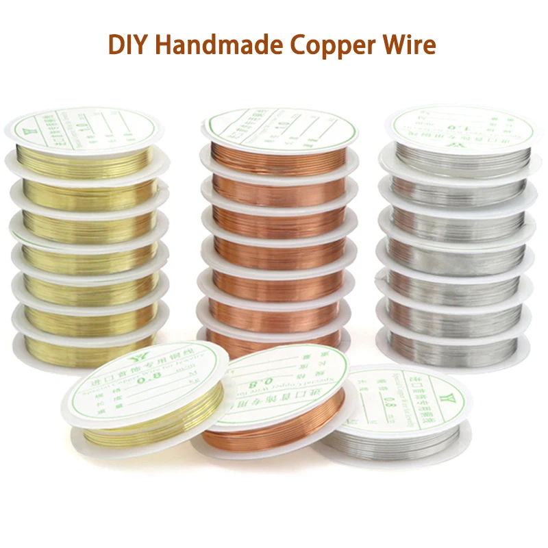0-2-1mm-Silver-Gold-Rose-Gold-Copper-Wire-for-Bracelet-Necklace-DIY ...