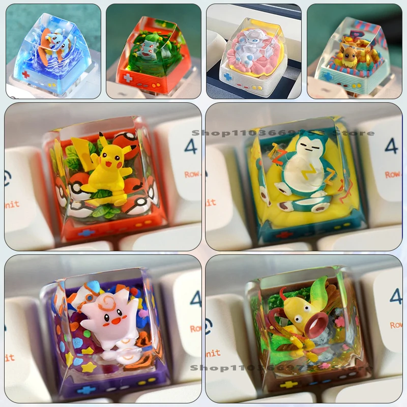 PTCG-Teclado-mec-nico-de-Pok-mon-tapa-estereosc-pica-transparente-de ...