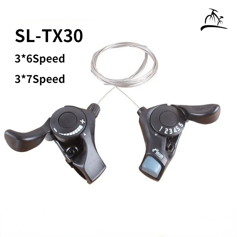 SHIMANO Tourney SL TX30 Bicycle Shift Lever 6/7s 18/21 Speed tx30 ...
