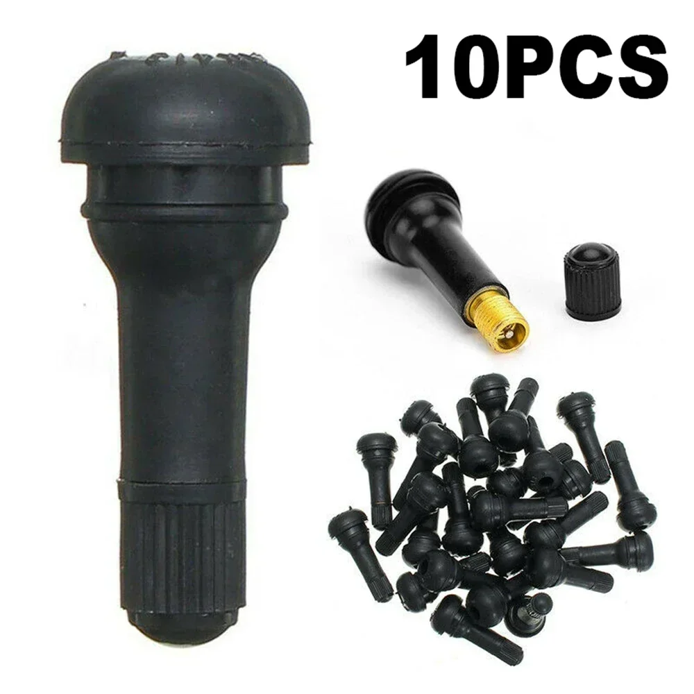 10Pcs-TR413-Snap-In-Type-Rubber-Tire-Valve-Cap-Car-Truck-Tubeless-Tyre ...