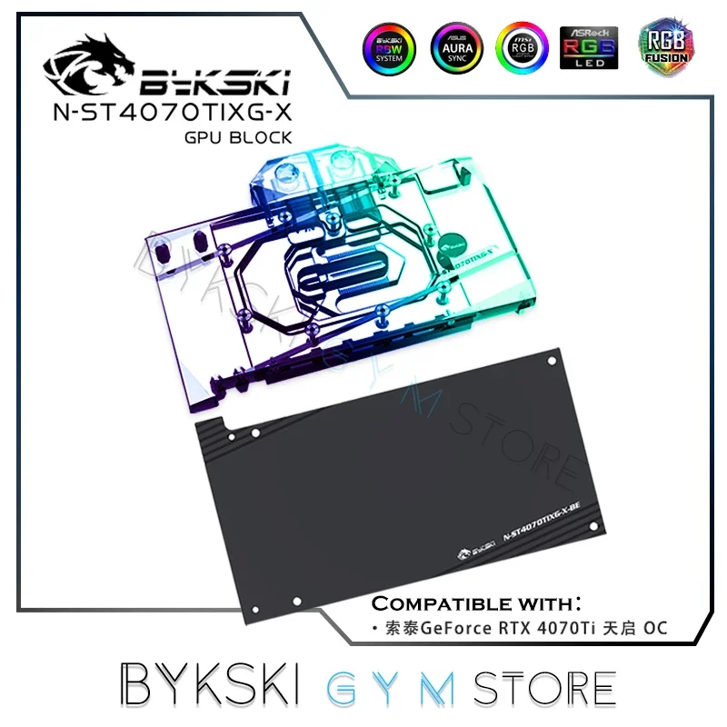 Bykski-GPU-Water-Cooling-Block-For-ZOTAC-RTX-4070Ti-12GB-X-GAMING-OC ...