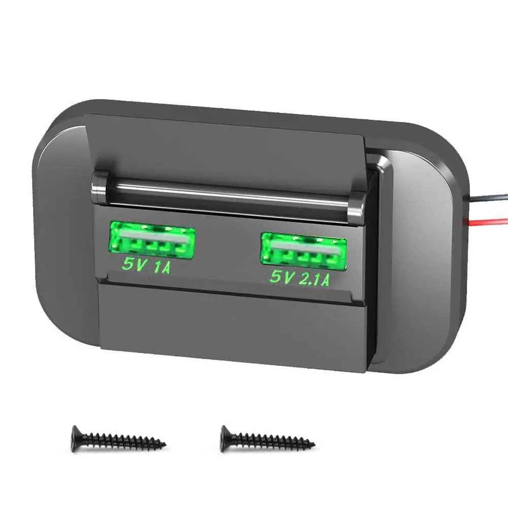 Dual-USB-Car-Charger-Socket-5V-Dual-USB-Ports-Car-Bus-Charger-Socket ...