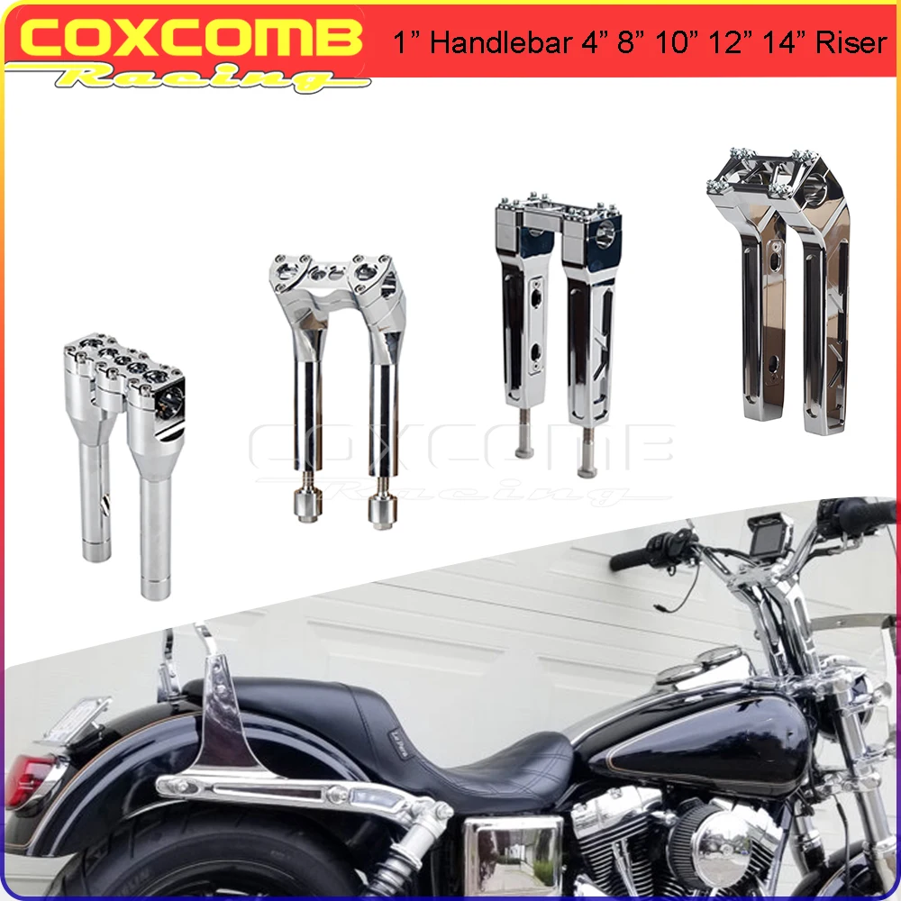 Riser-de-guidon-droit-de-style-club-pour-Harley-Softail-installation ...
