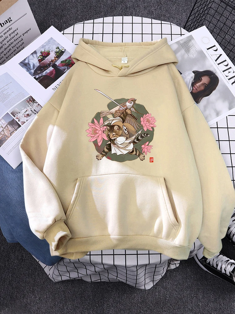 Japanese Samurai Cat Sweatshirt | Japanese Streetwear Sweat | Samurai ...