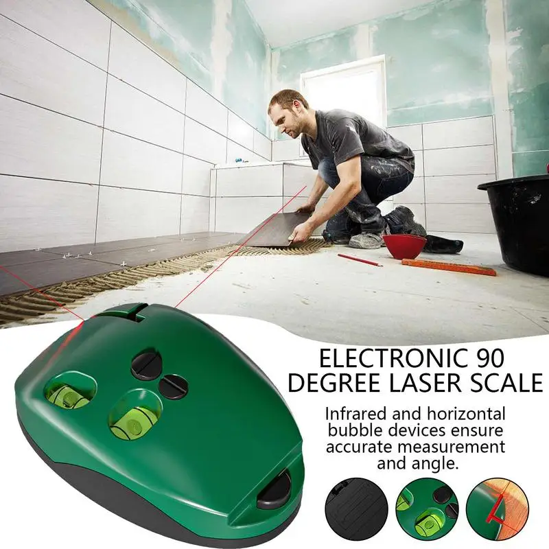 High-Precision-Infrared-Right-Angle-Bubble-Level-Mini-Professional ...