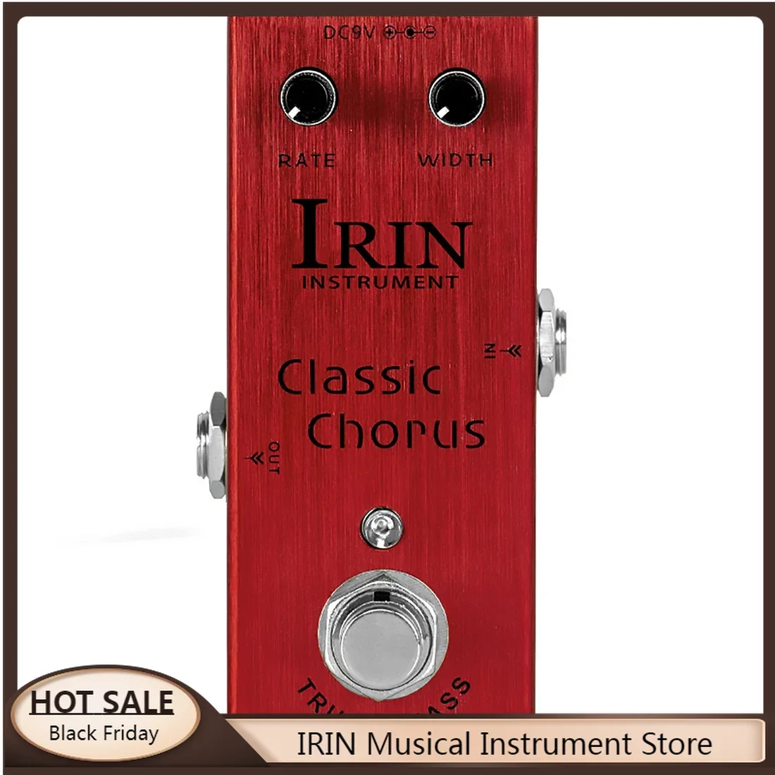 IRIN-AN-09-Classic-Chorus-Guitar-Effect-Pedal-Crisp-Transparent-Chorus-Full-Bodied-Sounds-True ...