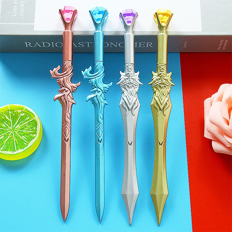 1Pc-Stationery-Office-Creative-Phoenix-Sword-Gel-Pen-School-Supply ...