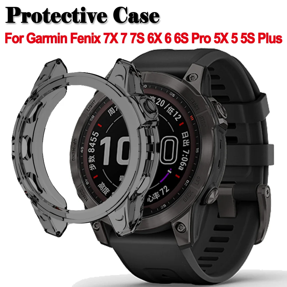 Protector Case For Garmin Fenix 7 7S 7X 6 6S 6X Pro 5 5S 5X Plus Cover ...