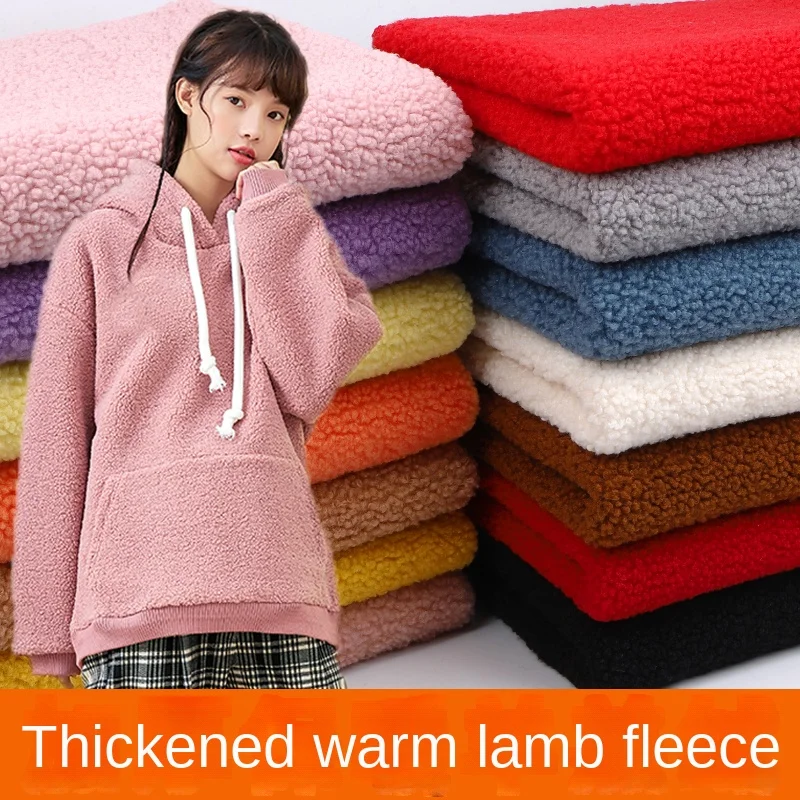 Thickened-Lamb-Wool-Fabric-Winter-Warmth-Lining-Clothing-Jacket-Doll ...