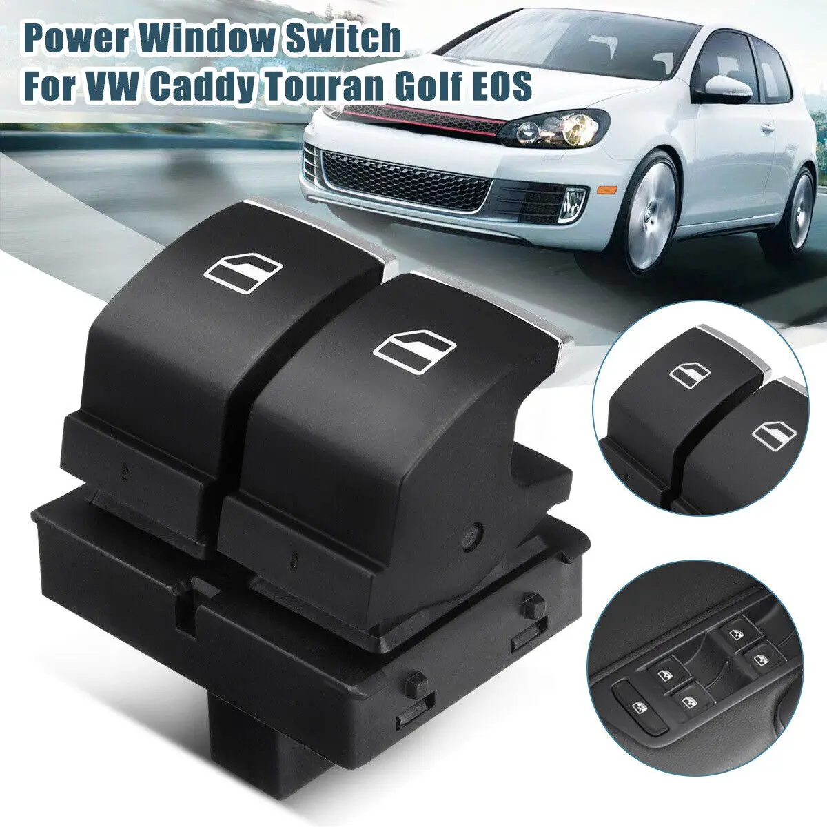 Car-Electric-Power-Window-Switch-Driver-Side-For-VW-Eos-Golf-MK5-MK6 ...