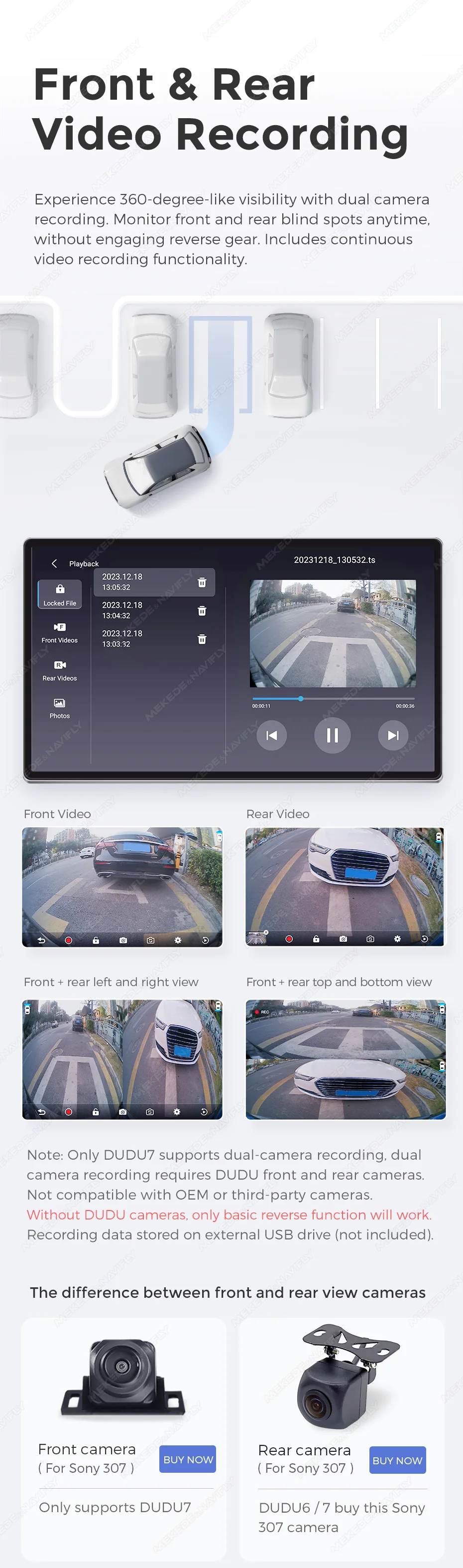 DUDUAUTO Carplay Android Auto 2 Din головное устройство автомобильный ...