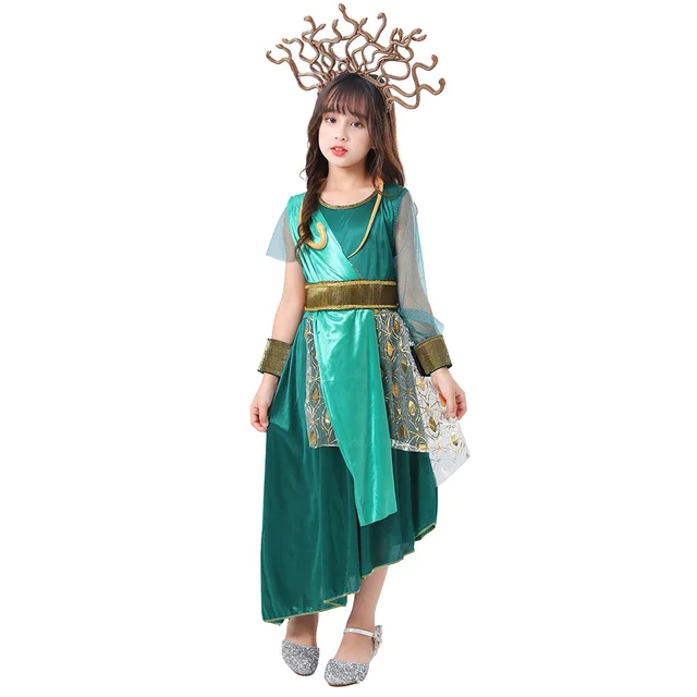 Child Girl The Gorgon Medusa Ancient Greek Mythological Cosplay ...
