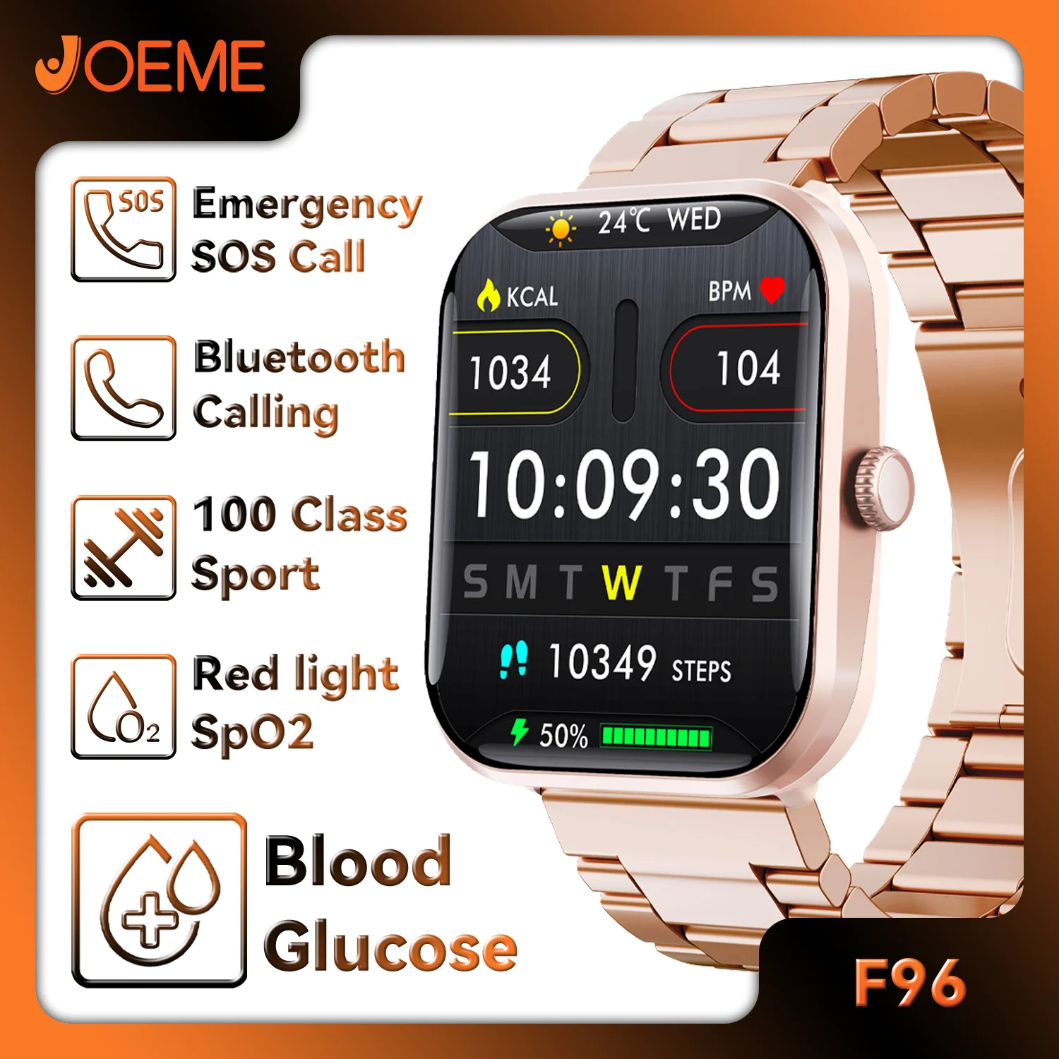 JOEME-reloj-inteligente-F96-para-Android-e-IOS-dispositivo-con ...