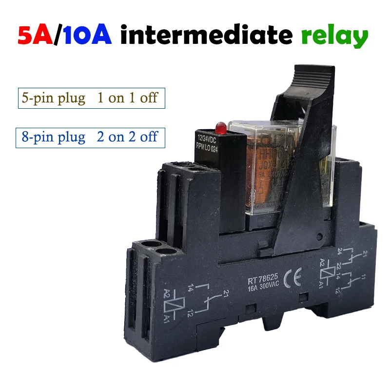 G2R-1-2 Intermediate Relay AC24V Electromagnetic Original DC JQX-14F ...