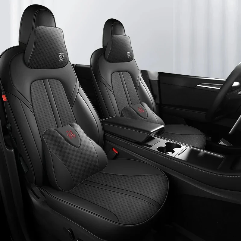 Fashion 2024 New Den Luxury Leather Universal car Seats Cars for ...