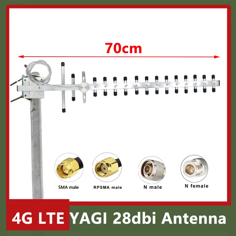 Long-Range-70cm-4G-LTE-3G-GSM-Direction-WiFi-Yagi-Antenna-High-Gain ...
