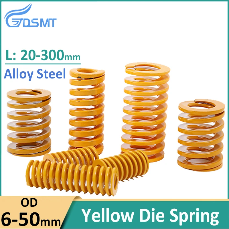 Yellow-Die-Spring-Compression-Mold-Springs-Light-Load-Alloy-steel ...