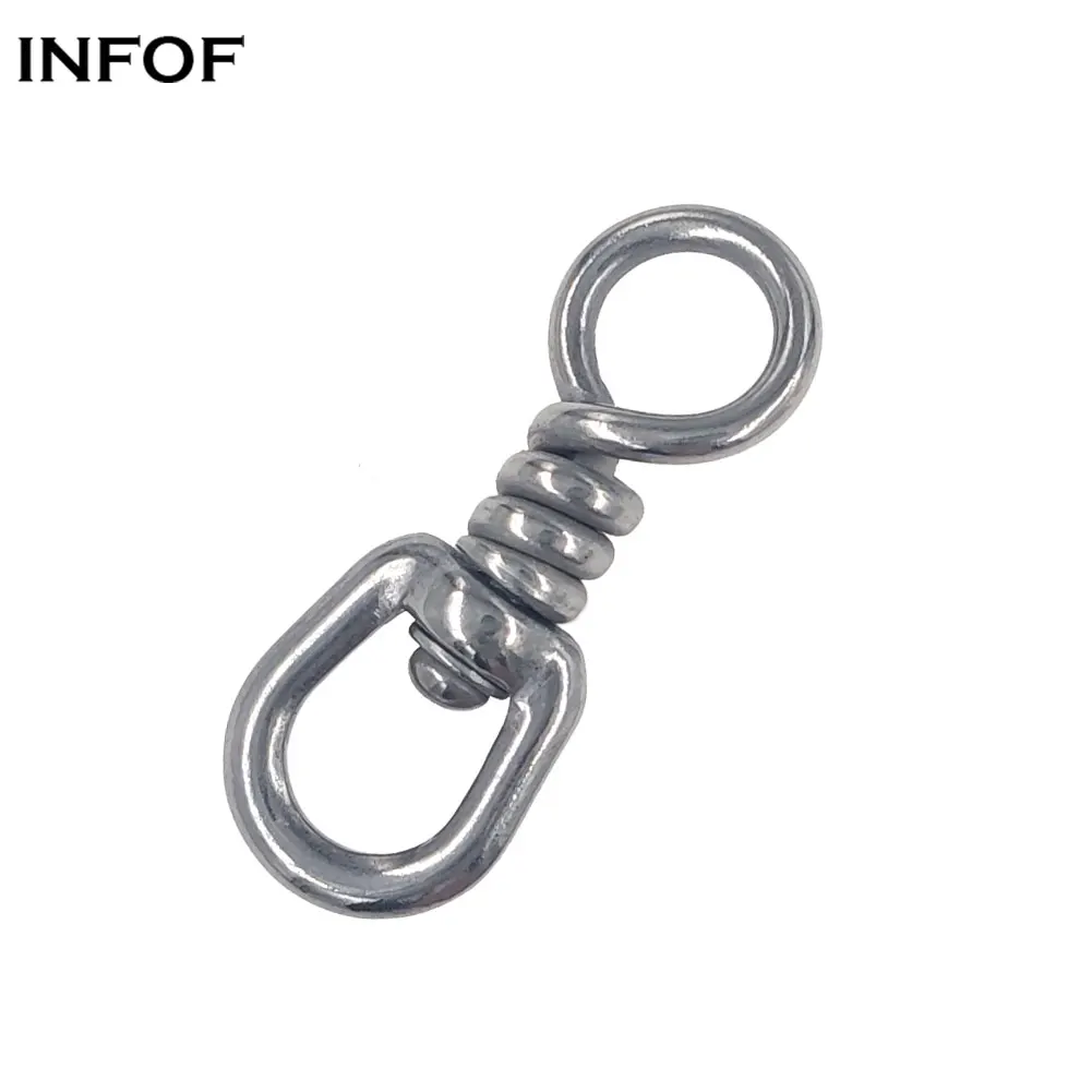 2-3pcs-Stainless-Steel-Fishing-Swivel-Hook-Lure-Fishing-Connector-High ...