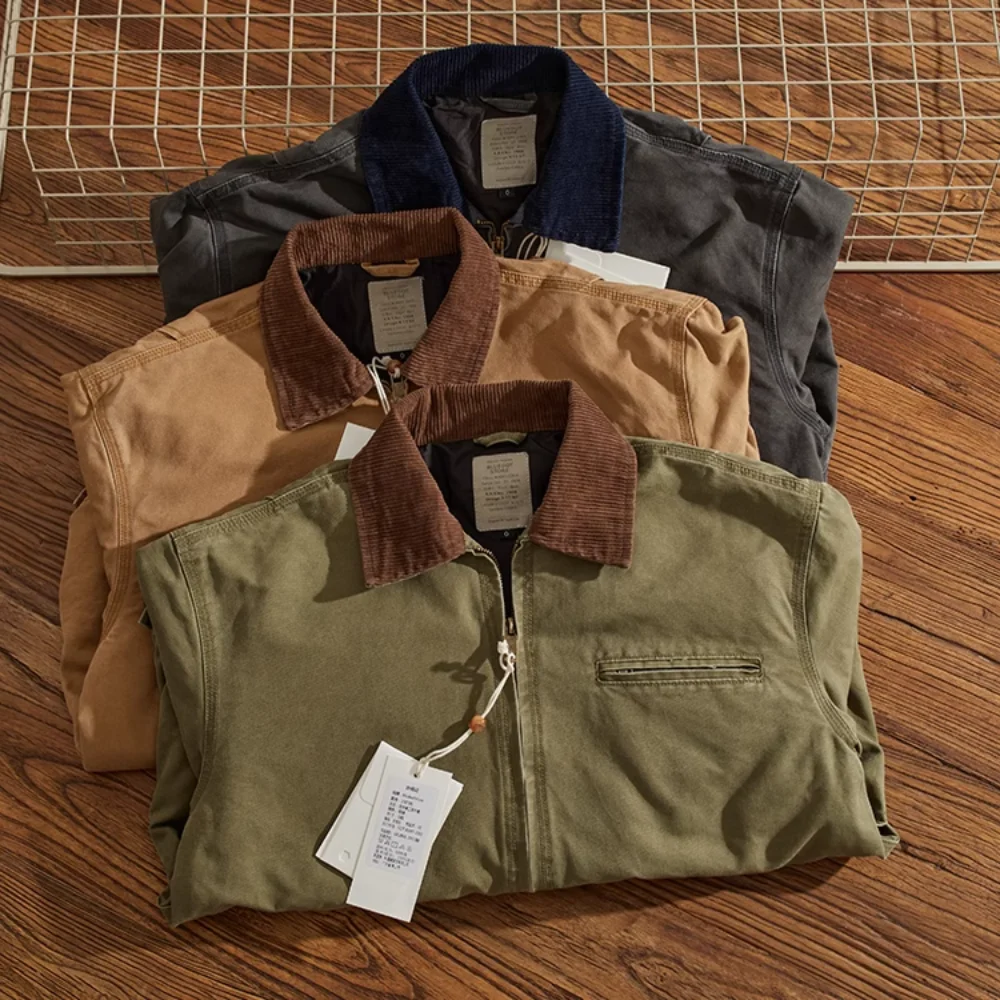 Vintage-classic-reprint-Detroit-work-Jacket-men-s-fall-winter-quilted ...