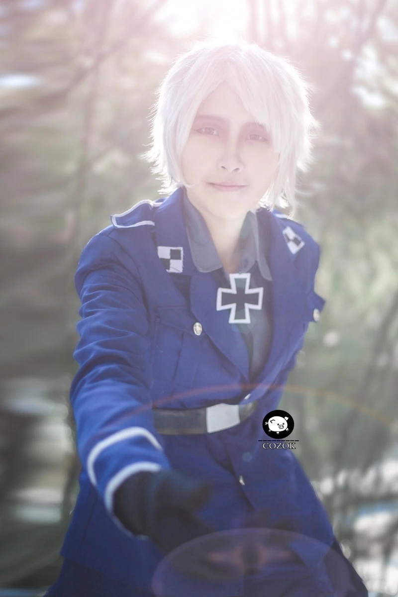 Hetalia Prussia Cosplay Costume