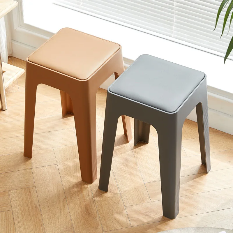 Thickened-Plastic-Stools-Home-Light-Luxury-Modern-Simple-Creative ...