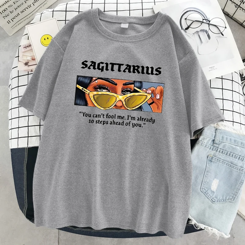 Sagittarius-You-Can-T-Fool-Me-Women-Tshirts-Cotton-Loose-Short-Sleeve ...