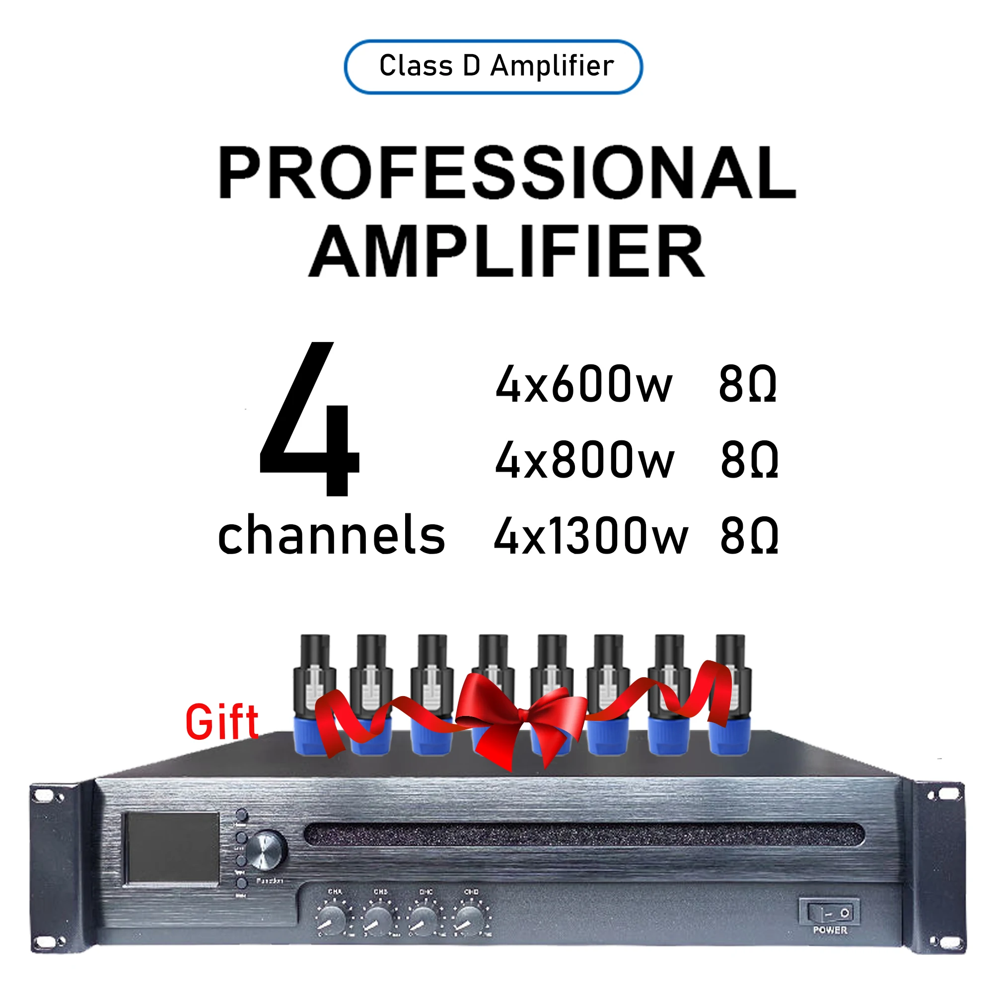 PFA8000M-4X1300W-Professional-Power-Amplifier-4-Channels-DJ-Subwoofer-Amplifier-Stereo-Line ...