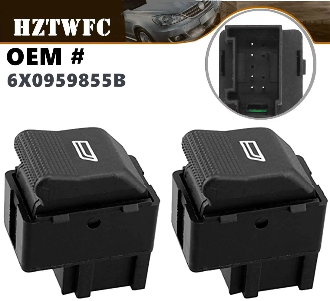 High-Quality-2-Pieces-Window-Switch-For-VW-POLO-HATCHBACK-6N2-6X0-959 ...