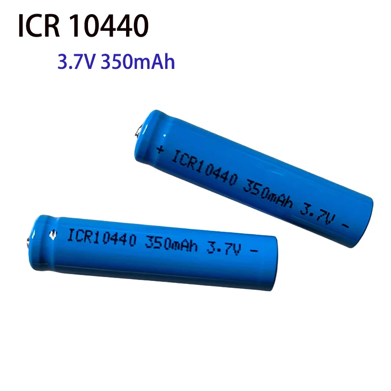 Pilas-recargables-AAA-ICR10440-10440-mAh-350-V-iones-de-litio-3A-bot-n ...