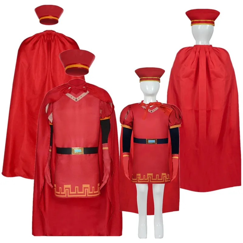 Cartoon-Fantasy-Lord-Farquaad-Cosplay-Costume-Adult-Kids-Uniform-Cloak ...
