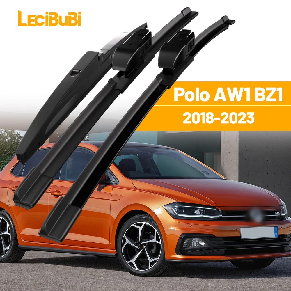 For VW Polo AW1 BZ1 2018-2023 1set Front & Rear Windshield Wiper Blades ...