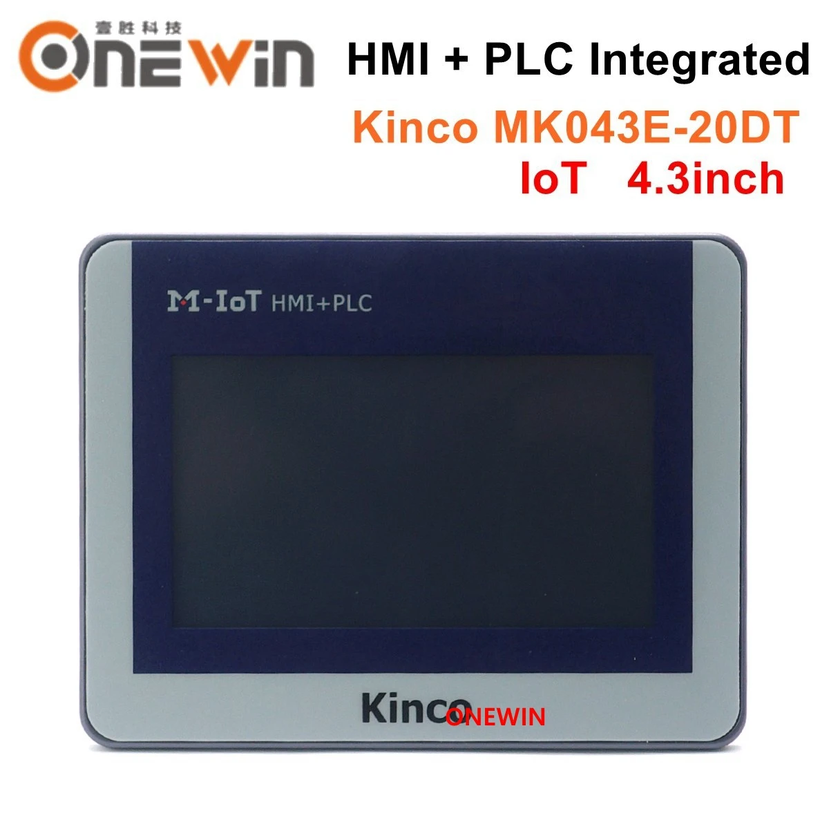 Kinco-pantalla táctil IoT MK043E-20DT HMI PLC, todo en uno, 4,3 pulgadas, controlador ...