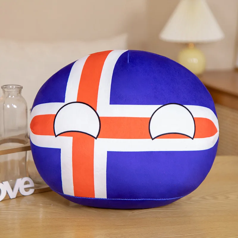 70 styles 10cm Country Ball Plush Toys Polandball Pendant Country Balls ...