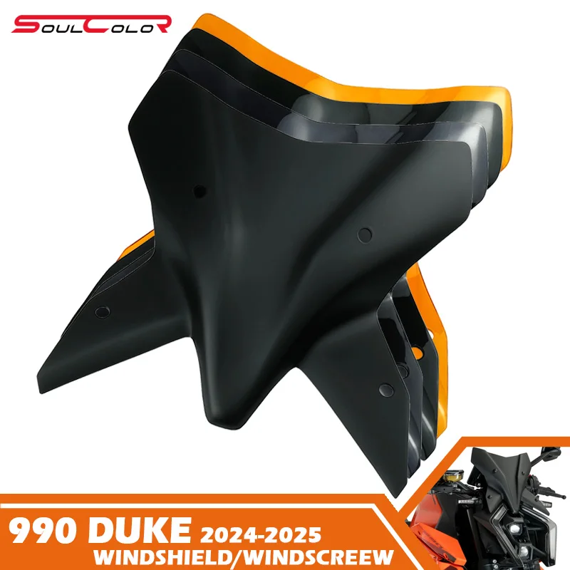 Motorcycle Sport Windshield Visor Matt Black Windscreen Fits For 990 ...